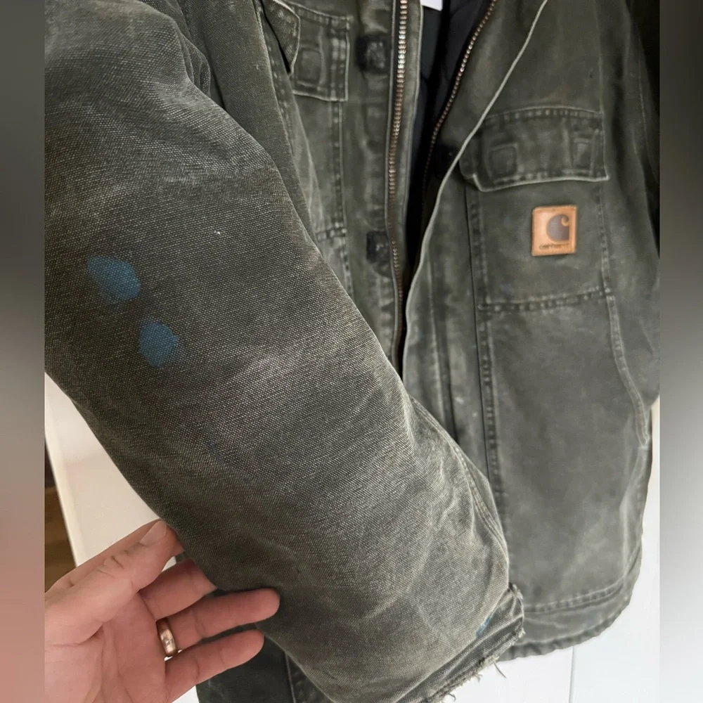 Carhartt | Jackets & Coats | Xl Vintage Carhartt Jacket Beautifully ...